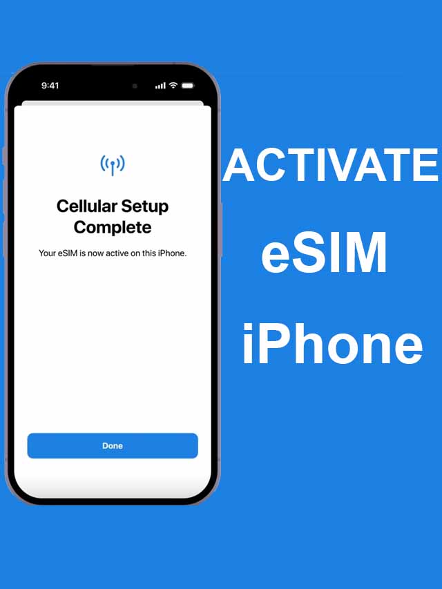 How to Activate an eSIM on iPhone » Reveal That