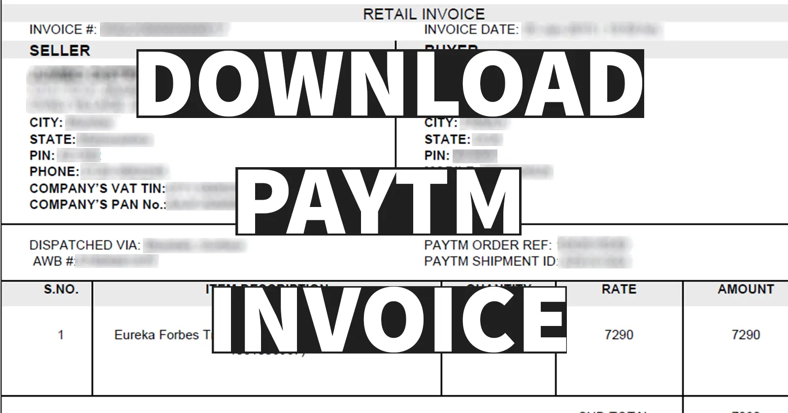 How to Download Invoice from Paytm » Reveal That