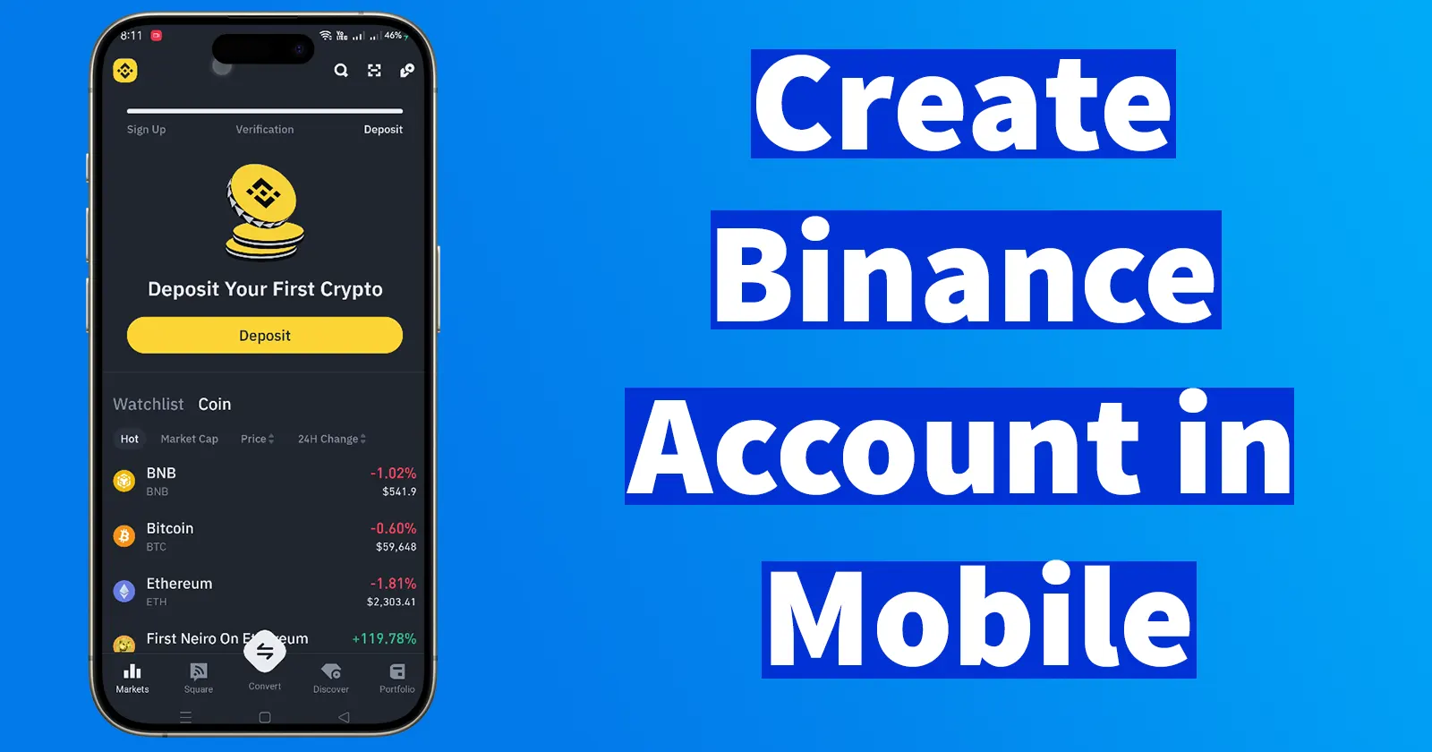 How to Create Binance Account in Mobile in India » Reveal That