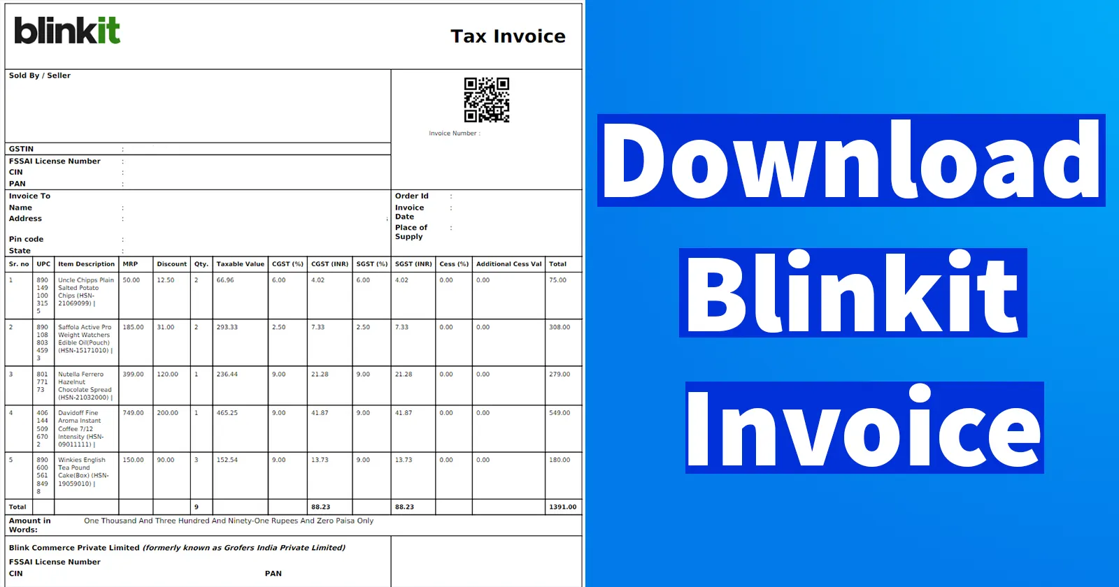 How to Download Blinkit Invoice » Reveal That